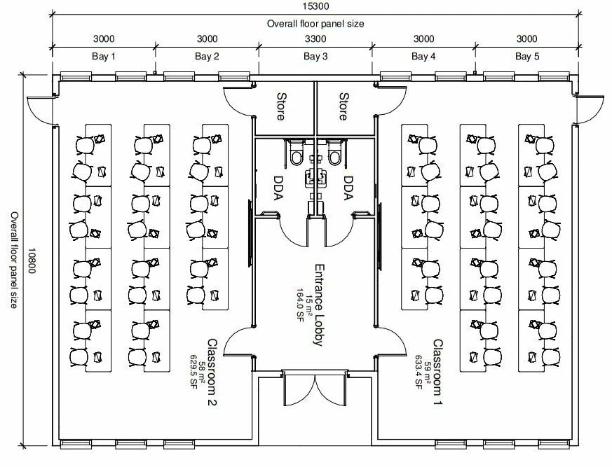 Breeze 1 | Modular Classroom Building | Phoenix Building Systems